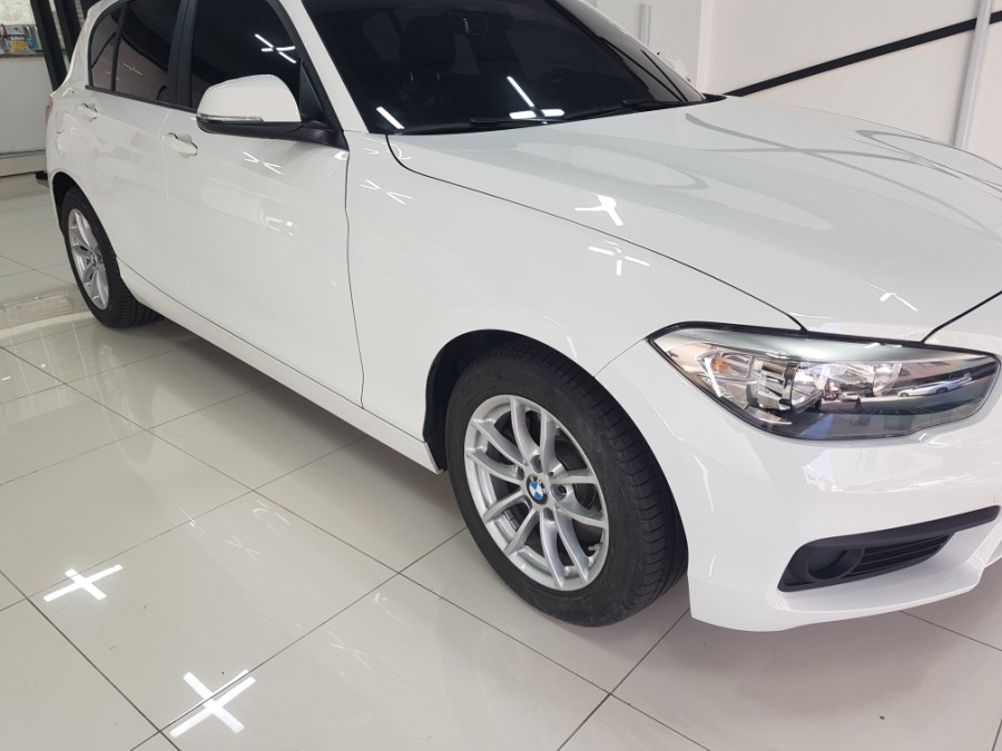 강남덴트 bmw118d 유리막코팅 시공